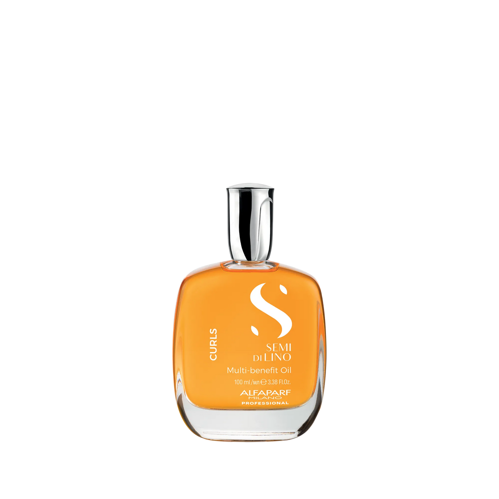 SEMI DE LINO CURLS MULTI-BENEFIT OIL 100ML - ALFAPARF – palatsi.com.co