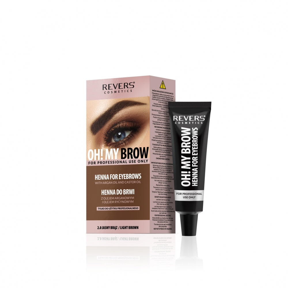 HENNA PRO COLORS PARA CEJAS 30ML LIGHT BROWN/ MARRON CLARO - REVERS ...